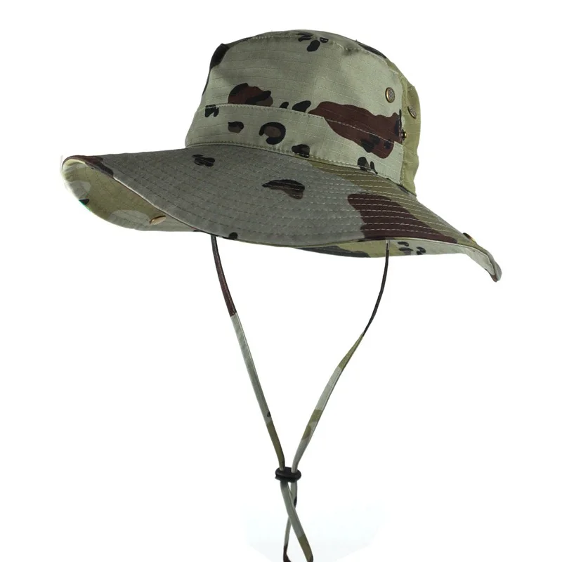 Military hats Summer Outdoor Caps Camouflage Breathable cap Fishing ...