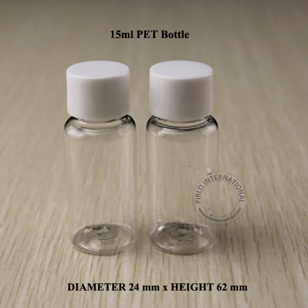 Wholesale 200 x 15ml Transparent Plastic Bottles 15cc Mini PET Bottle ...