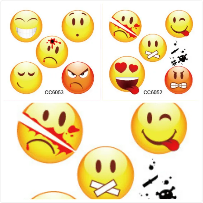 1 Set Sell Emoji Excited Unicorn Cartoon Sticker Spinning Top Gift Toys ...