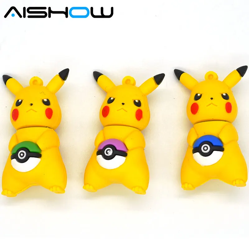 lovely pendrive cartoon animal cute Pokemon Pikachu USB Flash Drives ...