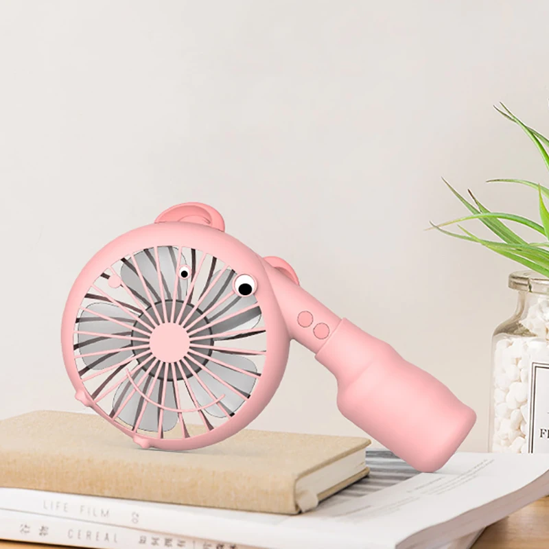 Usb Handheld Convenient Summer Cooling Fan 800Mah Battery Ventilator ...