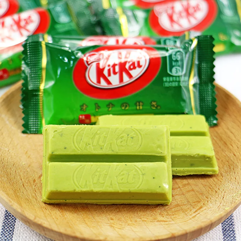 Free shipping,Japanese Snacks,kit kat ,Chocolate kit Kat green tea ...