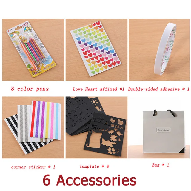 Handmade Photo Album Hexagonal Explosion Paper Box DIY 12 Institutions ...