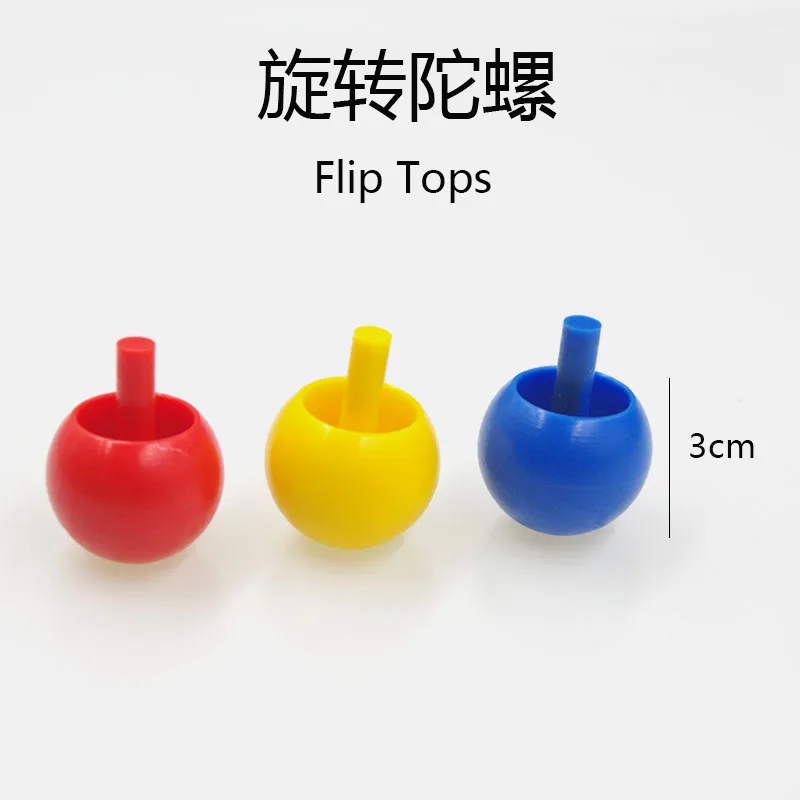 Kids Gift Magic Inverted and Normal Rotated Novelty Gyro Flip Tops ...