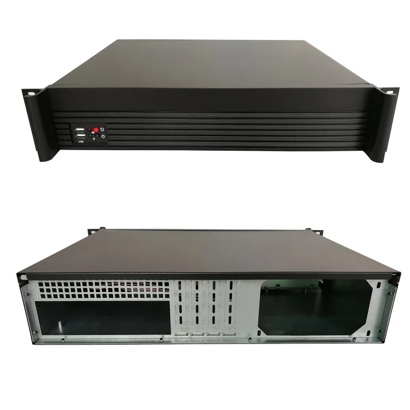 2U Computer case mount aluminum panel 2u350MM Support MicroATX PC power ...