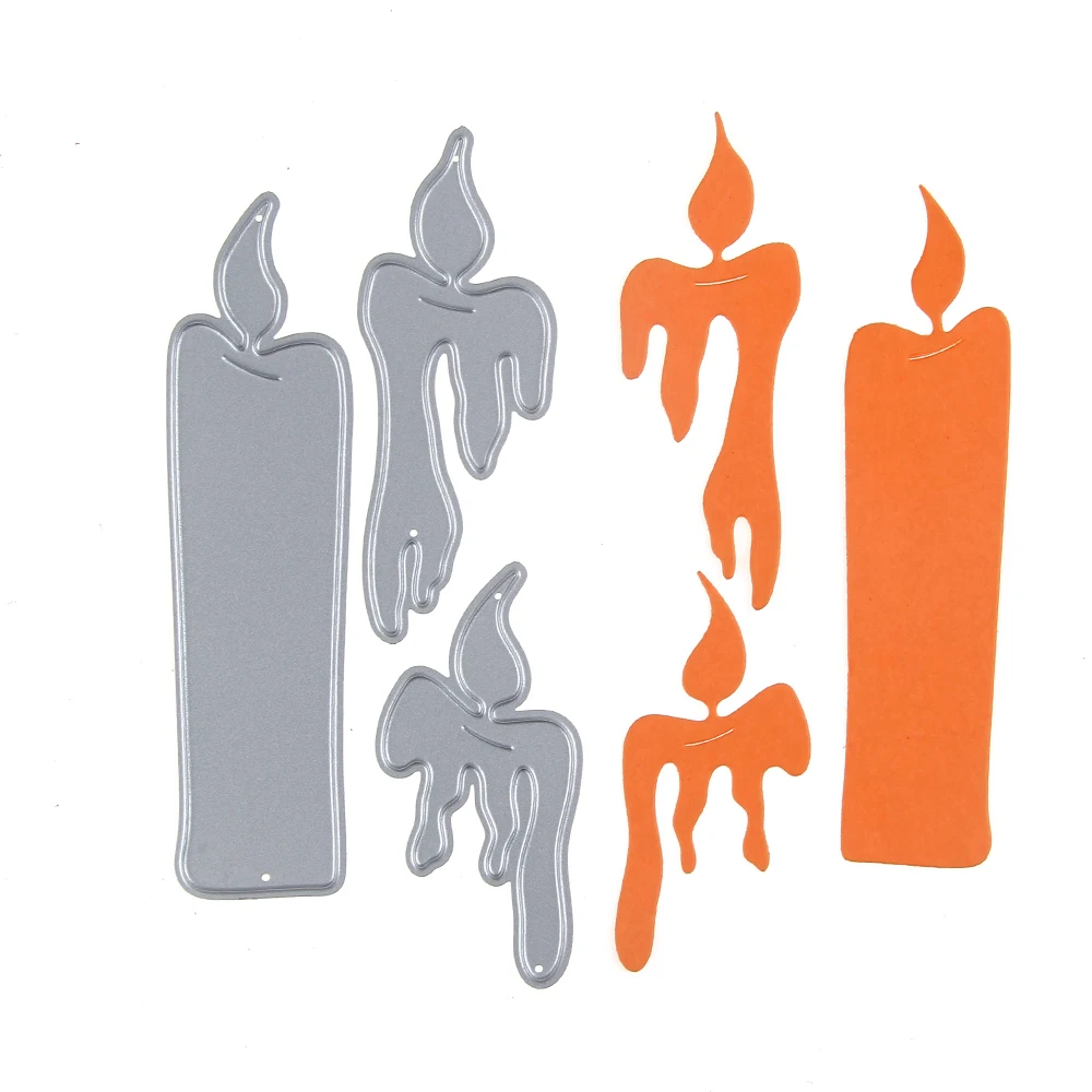 Christmas glowing candle Dies cutting decorative Scrapbooking Steel ...