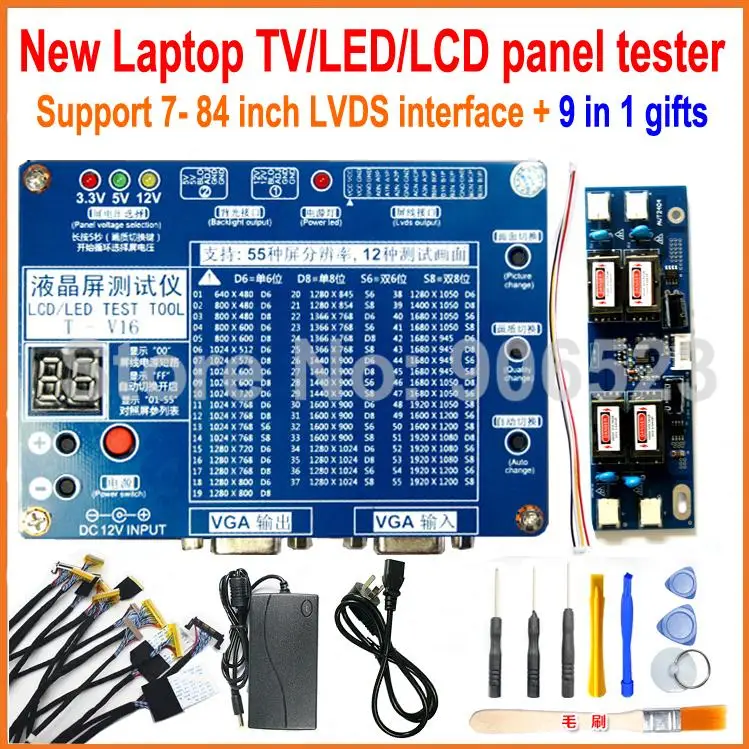 Kit De Teste De Painel De Led, Laptop, Tv/lcd/led, Testador De Painel ...