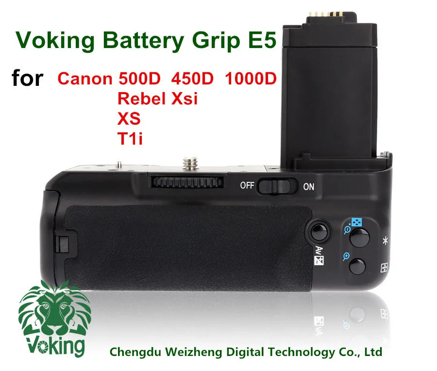 Voking High quality Vertical Battery Grip pack Holder VK E5 for Canon ...