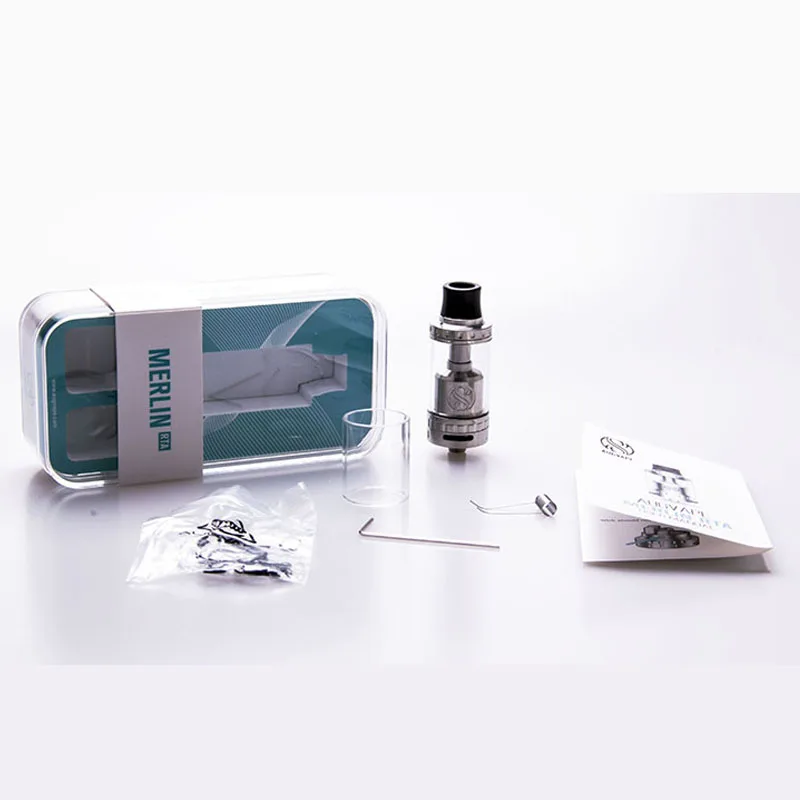 Best Seller Augvape Merlin RTA Tank Atomizer 23mm 4ML Single Coil Deck ...