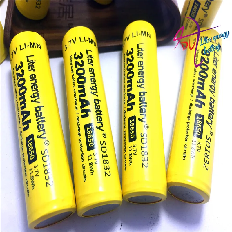 Laptop Batteries 4 Pcs/lot New Original 18650 Ncr18650b Rechargeable Li ...