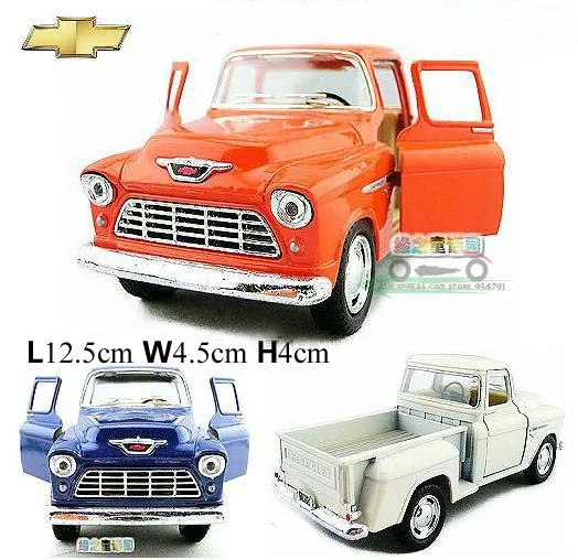 1:34 Chevrolet Pickup Truck Off road Pull Back Mini Kids Toys Car ...