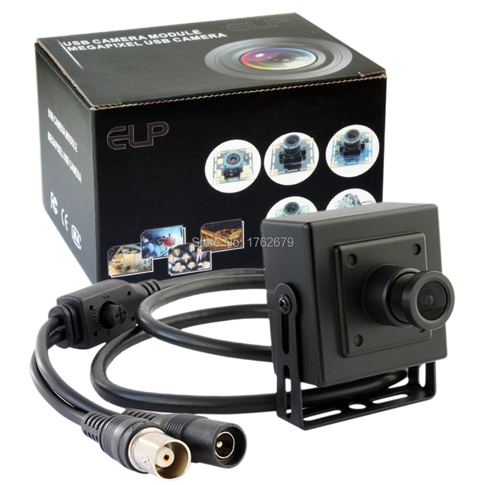 1/3"CMOS 1200TVL mini analog camera Security box cctv camera for ...