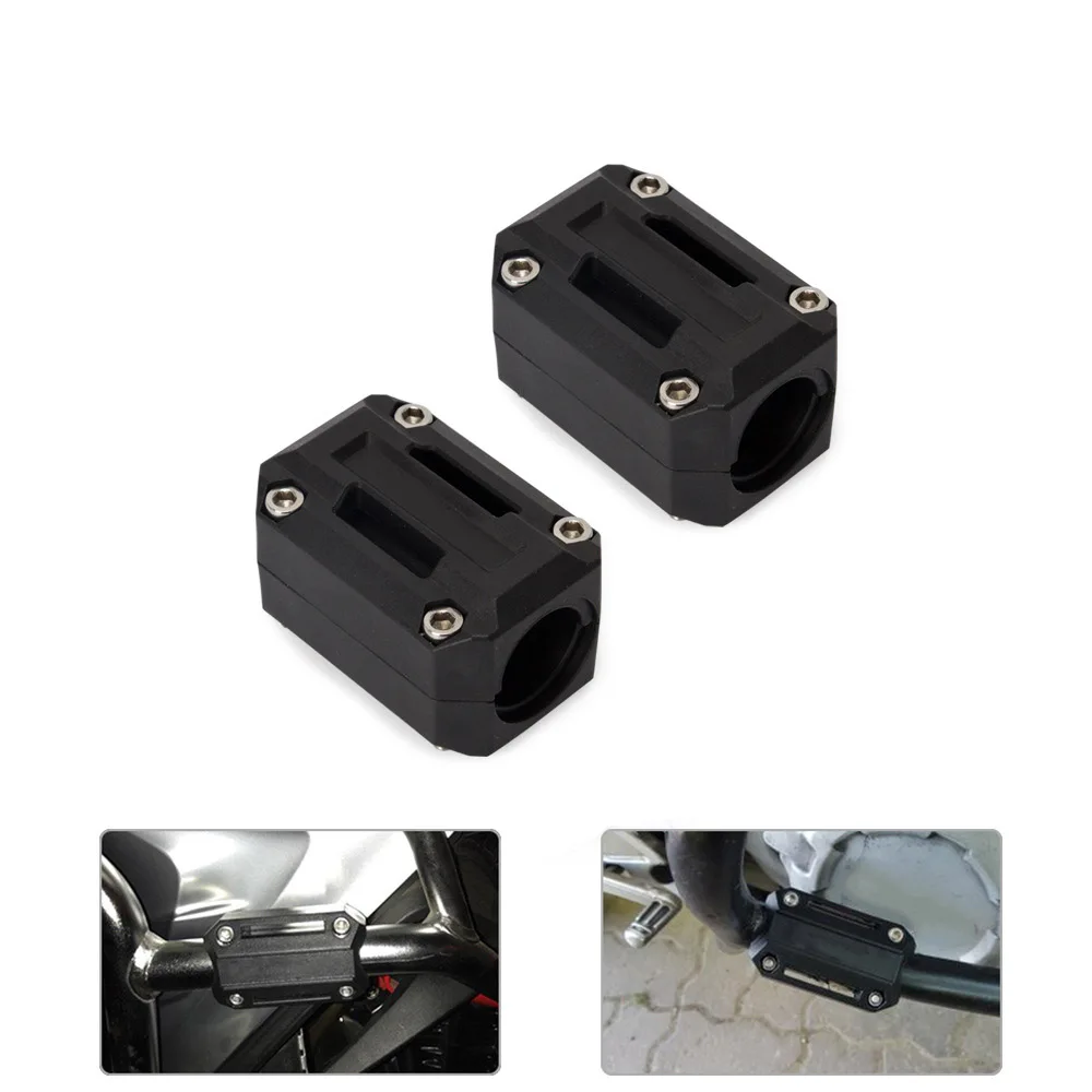 2pcs Motorcycle Bumper Guard Blocks 22mm 25mm 28mm Engine Protection ...