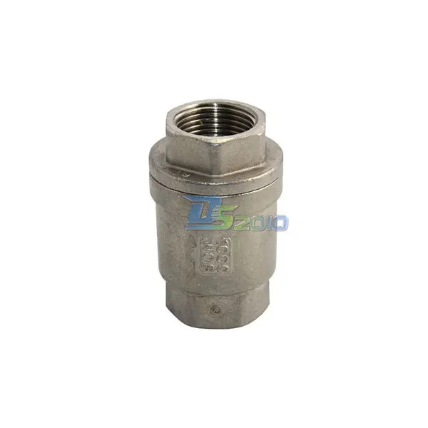 MEGAIRON BSPT 3/4" DN20 In Line Spring Vertical Check Valve 1000 WOG ...