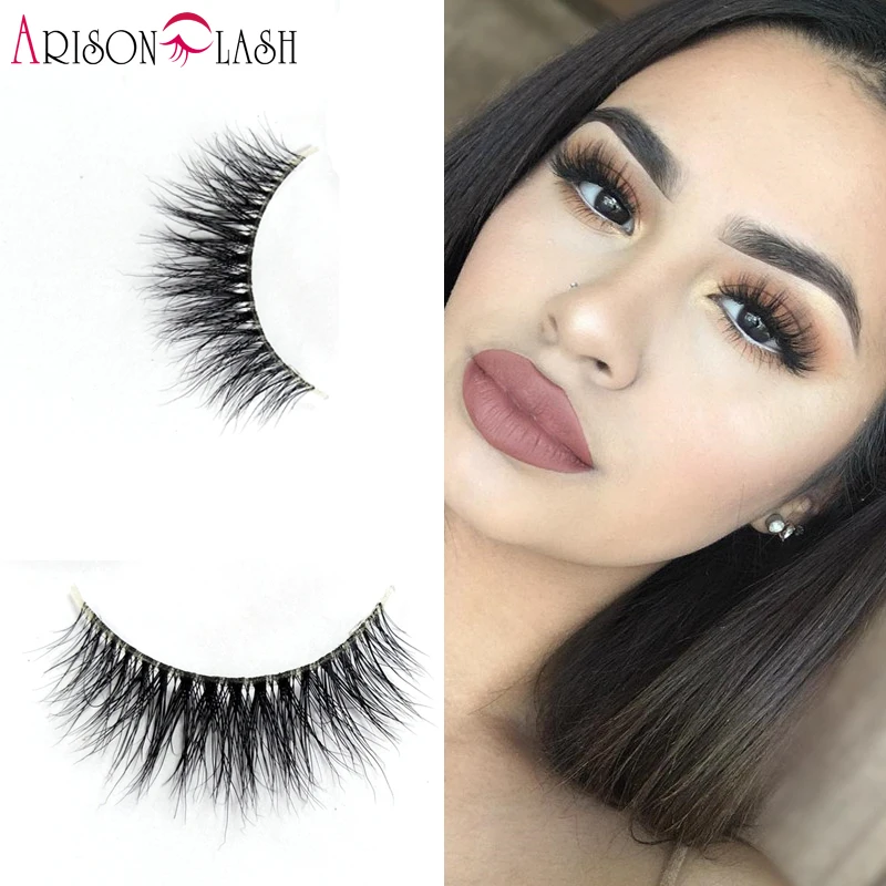 NEW Transparent Plastic 3D Mink Eyelashes Luxurious Natural Long Lashes ...