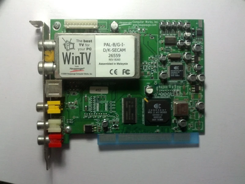 Qualidade transporte livre de cartão PCI sintonizador de TV Hauppauge ...