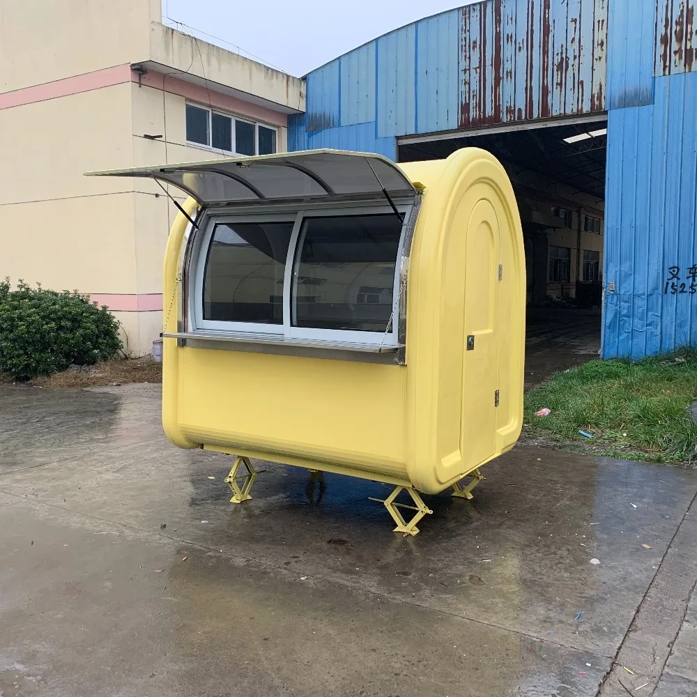 China Innovation New Outdoor With 4 Wheels Mini Mobile Food Truck Kiosk ...