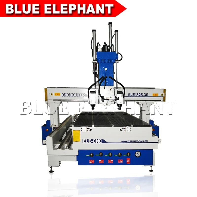 Blue Elephant Multi Spindles CNC Machine for Making Door, 4 Axis CNC ...
