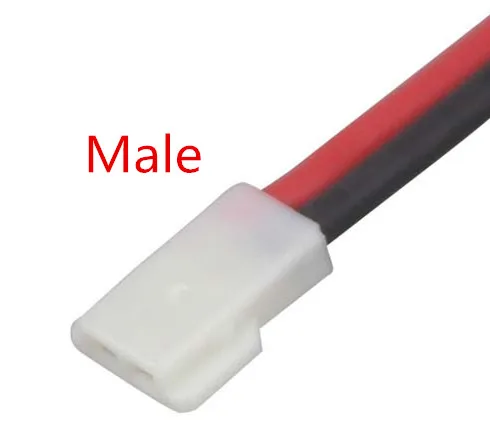 MX2.0 2.0mm Wire Cable Connector MX Plug Male & Female 3.7v Battery ...