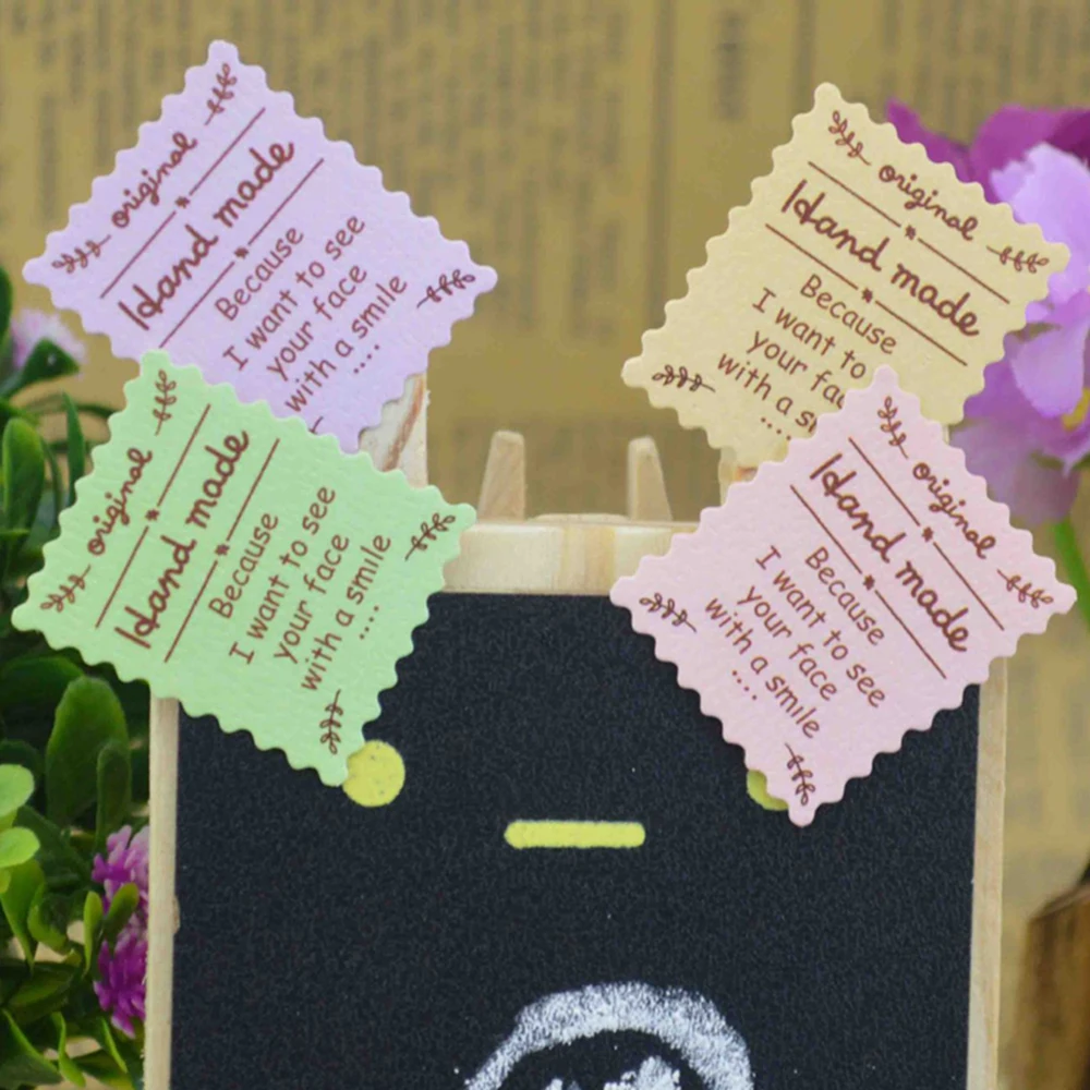 120pcs Handmade Stamp Type Wove Paper Scrapbooking Stickers Seal Label ...