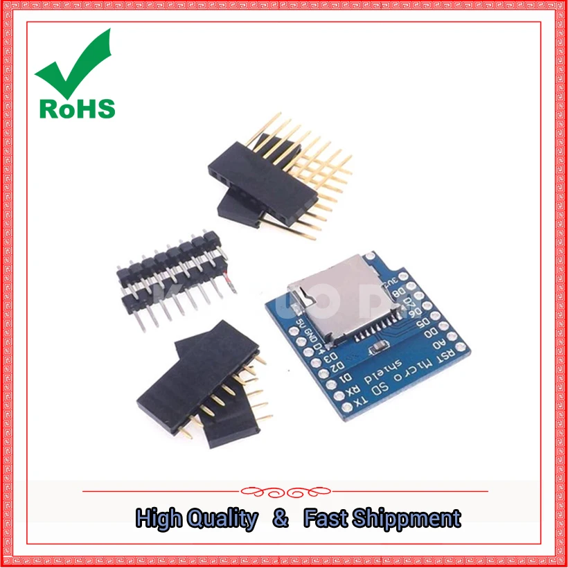 MICRO SD TF CARD TF Card Reader Module FOR D1 Mini WIFI Expansion Board ...