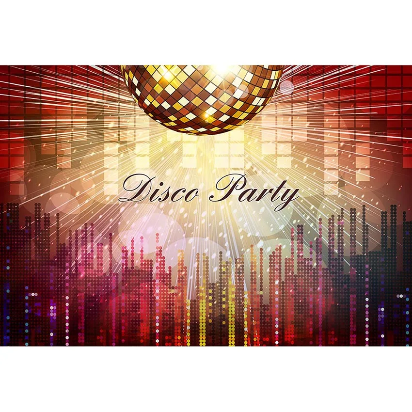 MEHOFOTO Retro Disco Party Photography Backdrops Birthday Party Decor ...