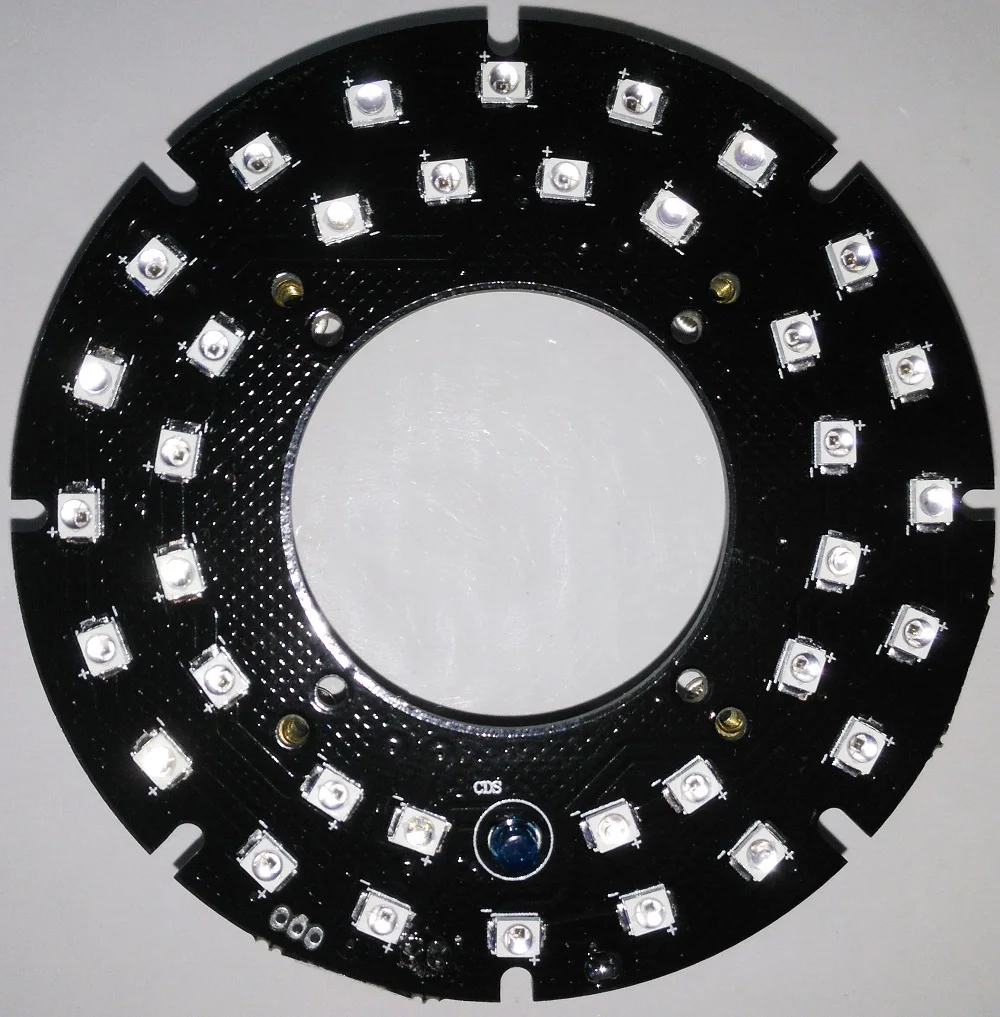 Diske placa LED infrarroja de alto brillo, 36x IR, para cámaras CCTV ...