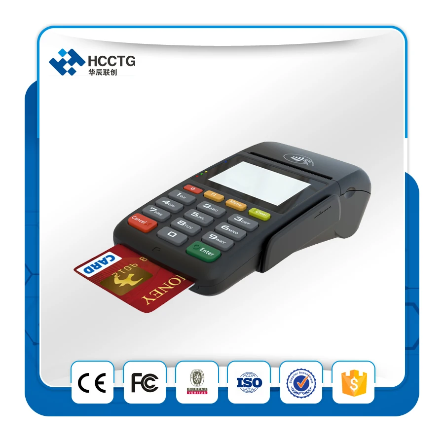 Android Point Of Sale Handheld POS Payment Terminal With Thermal ...