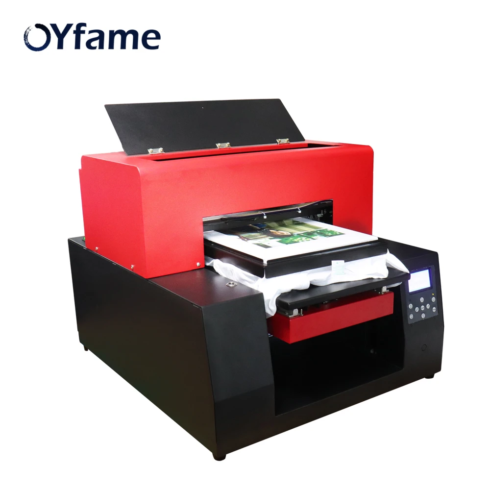 OYfame Multicolor DTG Printer Automatic A3 Flatbed Printing Machine ...