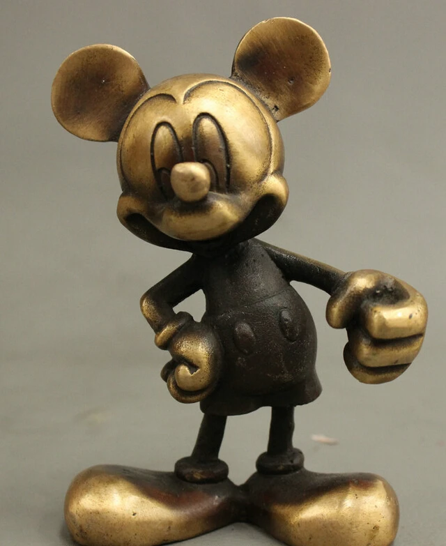 figurine mickey bronze