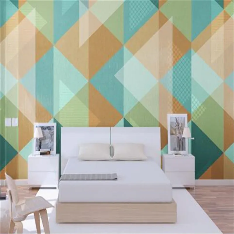 Geometric Wallpaper | Abstract Modern large pattern wallpaper Geometric ...