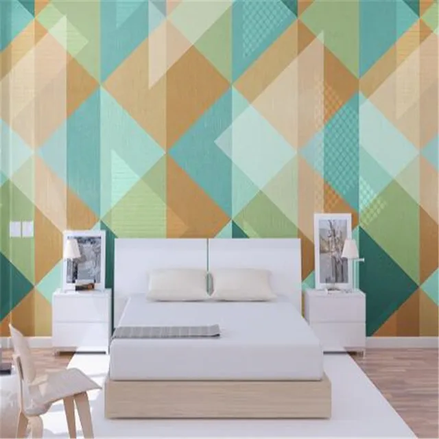 Geometric Wallpaper | Abstract Modern large pattern wallpaper Geometric ...