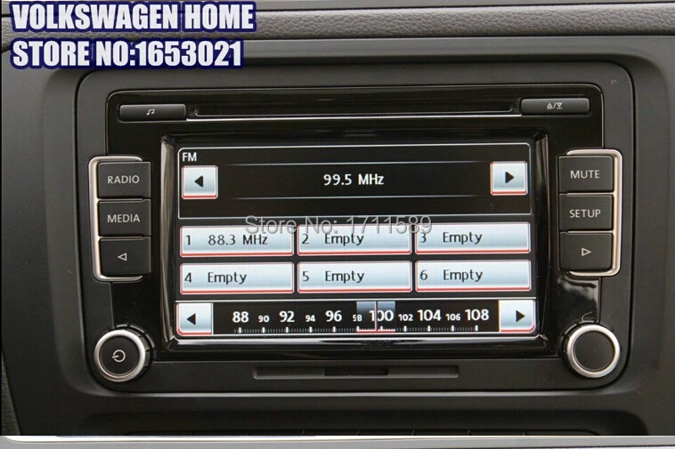 Купить Комплект радио vw гольф jetta tiguan passat жук узо 510 + рвк это rcd510 + камера заднего ...