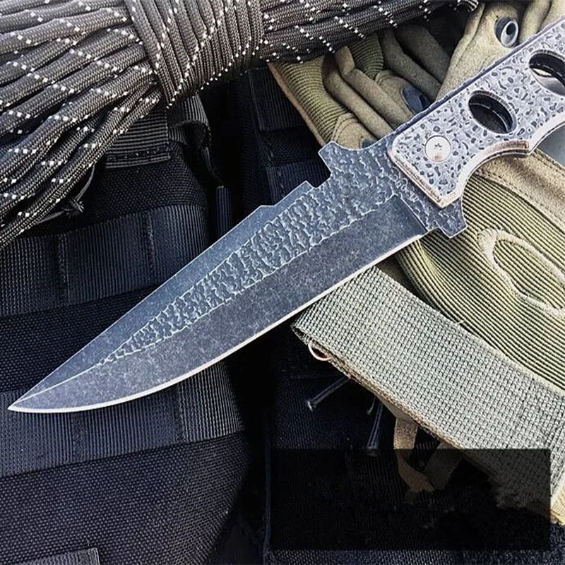 Тактическое снаряжение охотничье лезвие для выживания мачете Рэмбо Нож ...