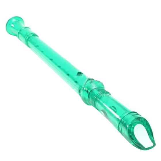 New Translucent Soprano Descant Recorder 8 hole + Cleaning Rod Music ...