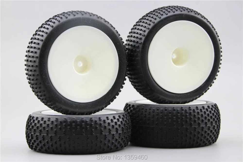 Pneu buggy da estrada duplo, 4 unidades, 1/10, embutido, prato ...