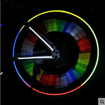 Reflective bicycle wheel sticker reflective r at night reflective ...