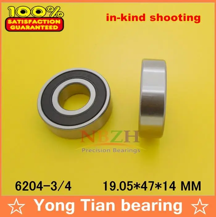 NBZH bearing6204/19.05 비표준 특수 베어링 6204/12 2RS 6204 3/4 RS1 19.05*47*14 Mm|rs1| - AliExpress