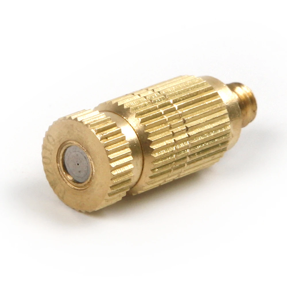 High Pressure 0.1mm Brass Fog Mist Nozzle Cooling Fogging Misting Spray ...