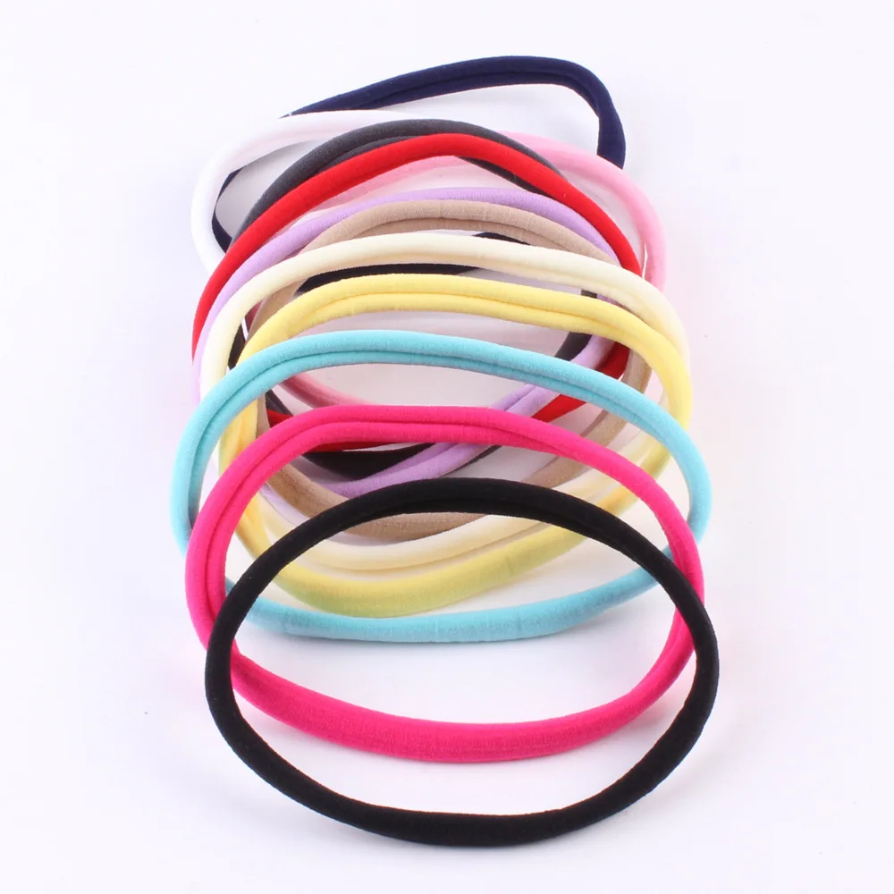 40PCS/Lot Wholesale Nylon Elastic Headband DIY Headband Newborn Skinny ... 40PCS/Lot Wholesale Nylon Elastic Headband DIY Headband Newborn Skinny ...