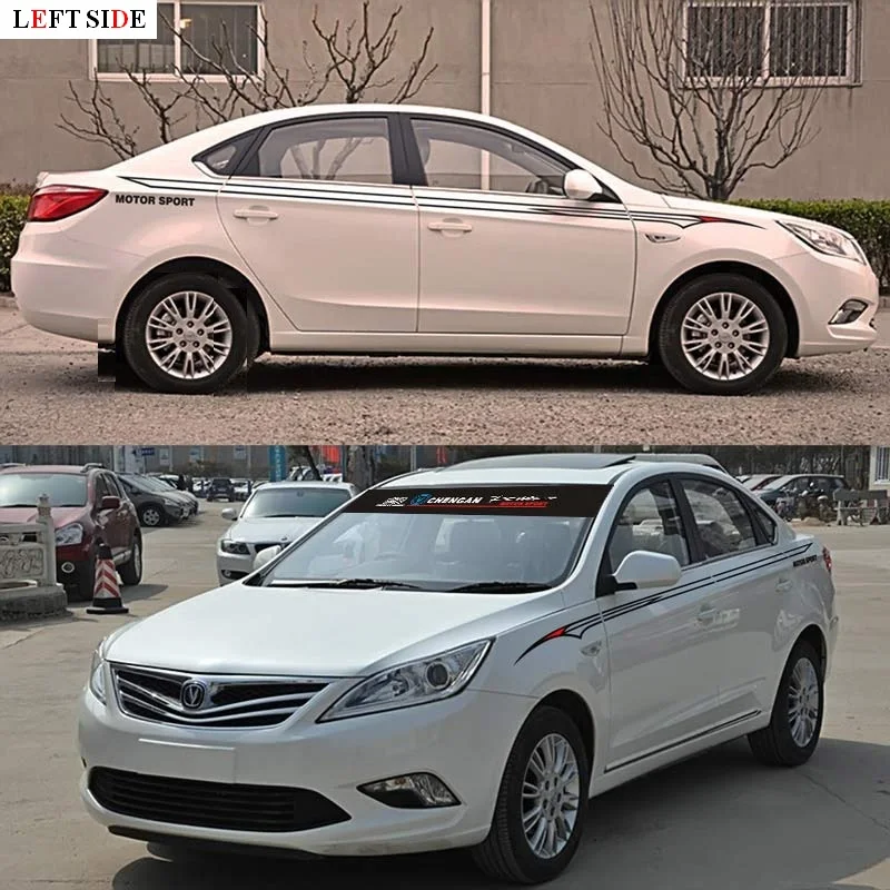 LEFT SIDE Car Stickers Graceful Both Sides Motor Sport Car Sticker ...