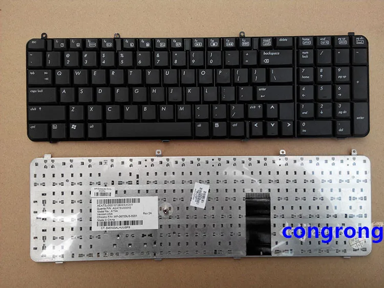 Teclado para ordenador portátil HP Pavilion DV9000 DV9100 DV9200 DV9700 ...