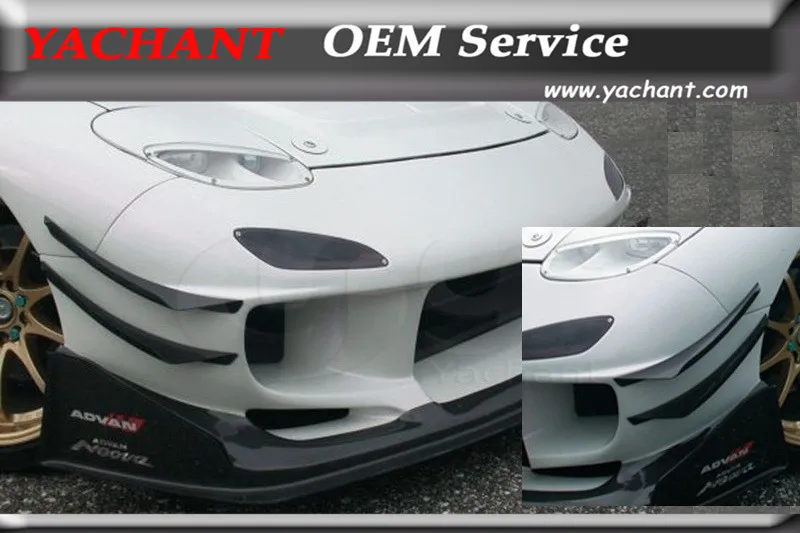 Car-styling Carbon Fiber Front Canards Fit For 1992-1997 Rx7 Fd3s Rm N1 ...