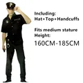 Masquerade Mischief Cosplay Costume Police Clothing Male American ...