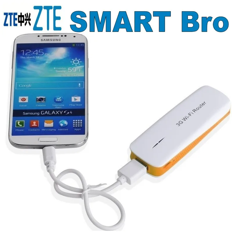 ZTE Portable Mini Wireless Router WIFI USB 3G Mobile Wireless Hotspot ...