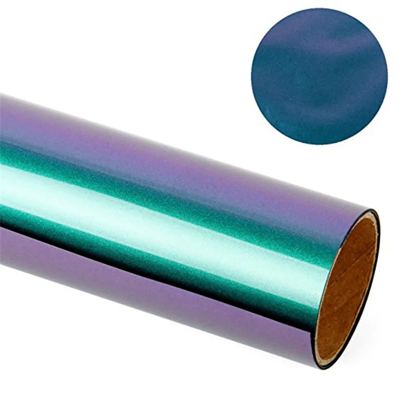 Gradual Colorful Gradient Change Color Heat Transfer Vinyl for DIY T ...