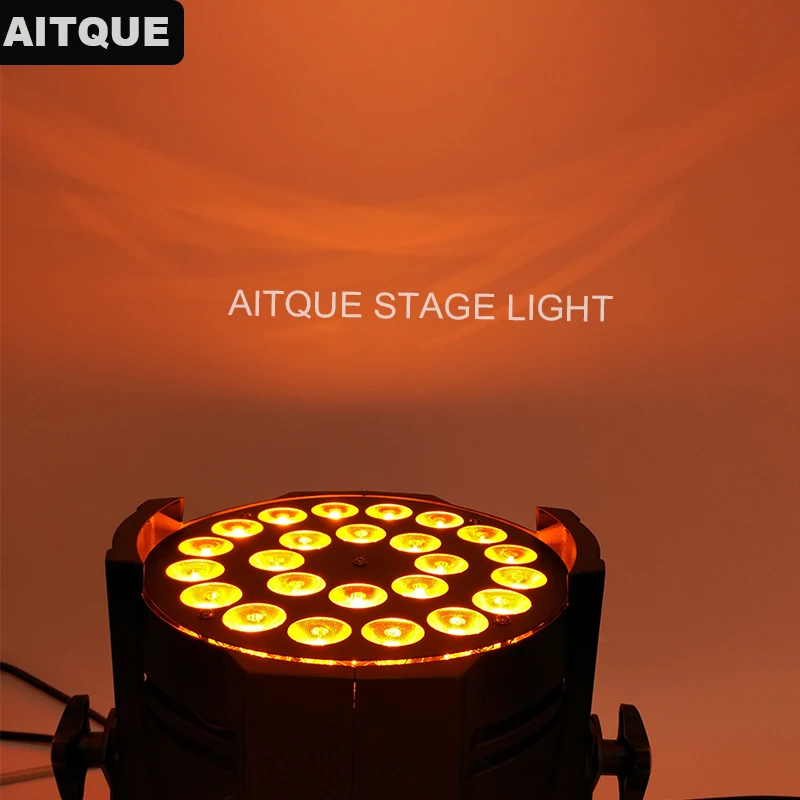 10lot Disco Lights High Quality Par Led 24x18 Rgbwa Uv Light Par 64 Dmx ...