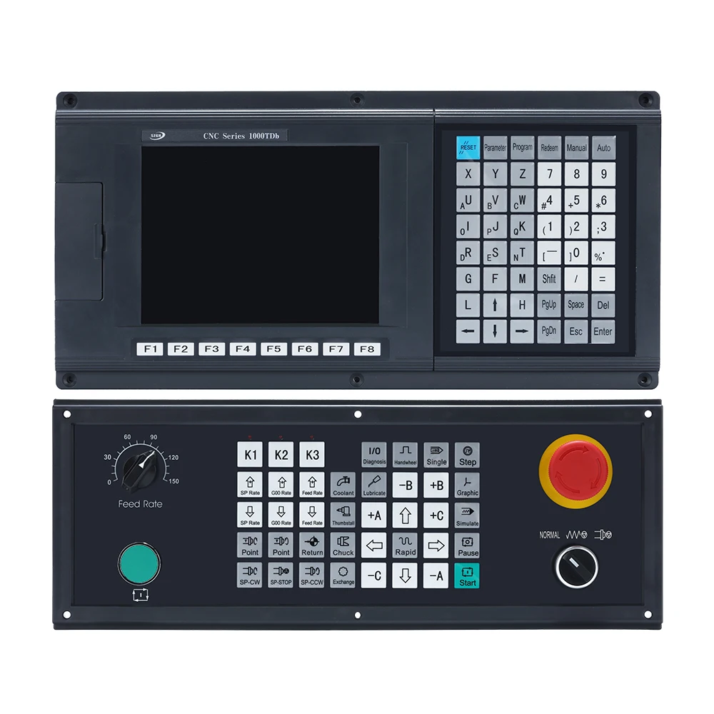 New Version 5 Axis Cnc Lathe Controller For Latheandturning Machine English Panel G Code Servo