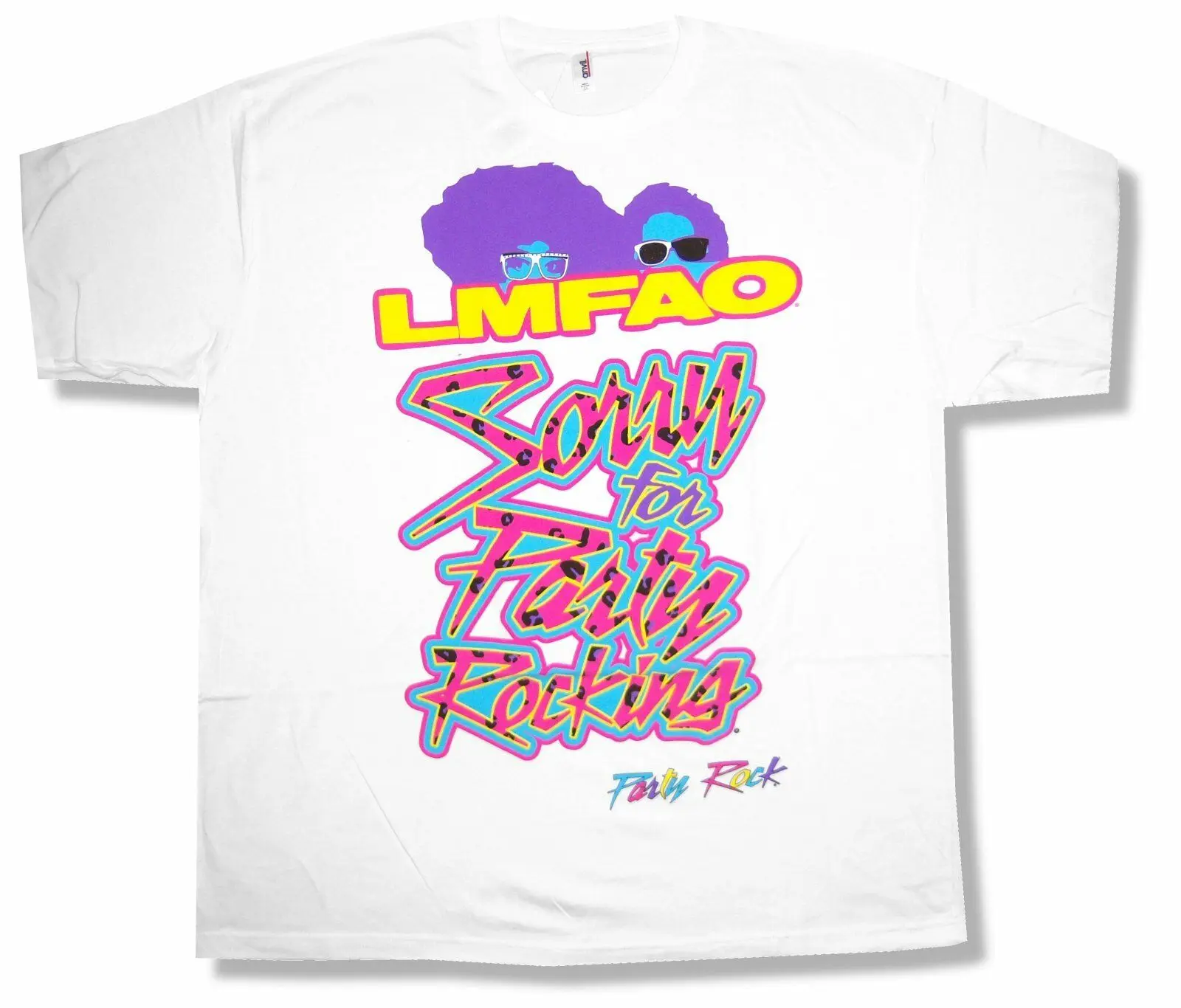 Customized Lmfao Sfpr White T Shirt New Official Sorry For Party ...