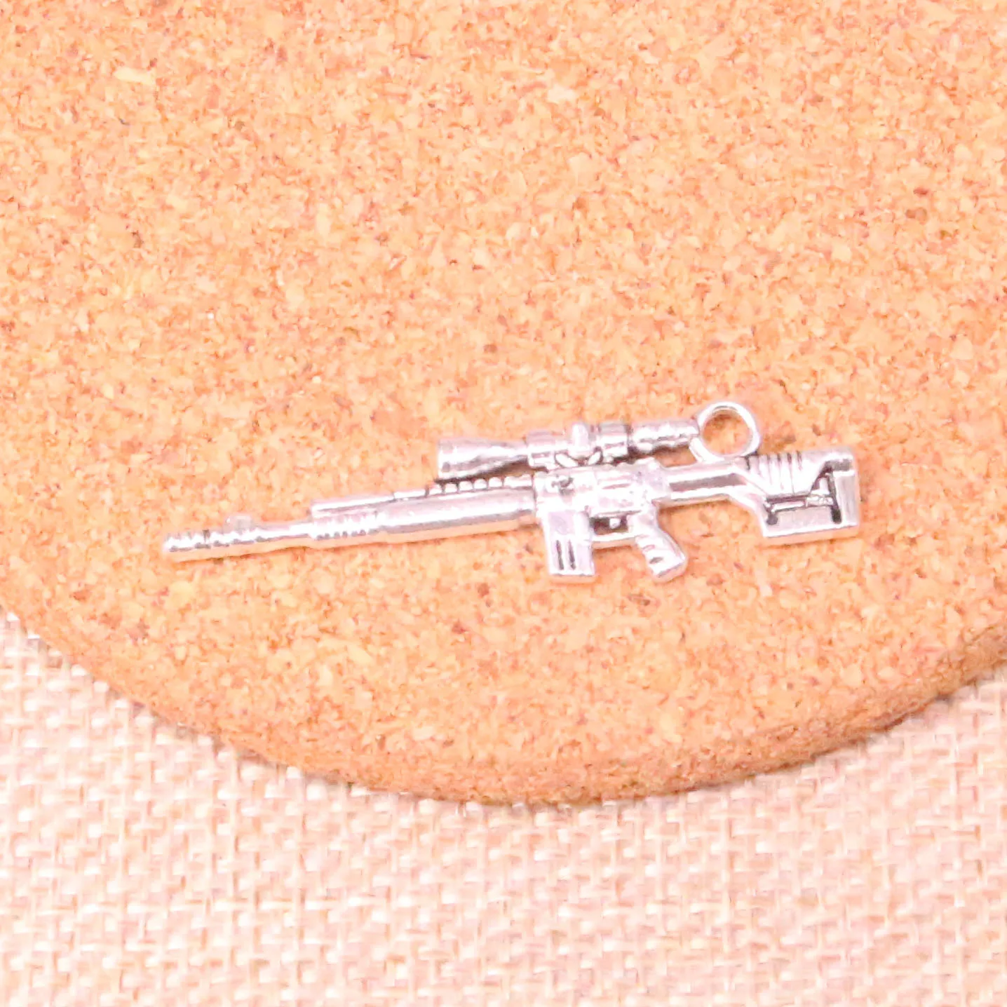 7Pcs-Antique-Silver-sniper-rifle-gun-Charms-Pendants-For-DIY-Jewelry ...